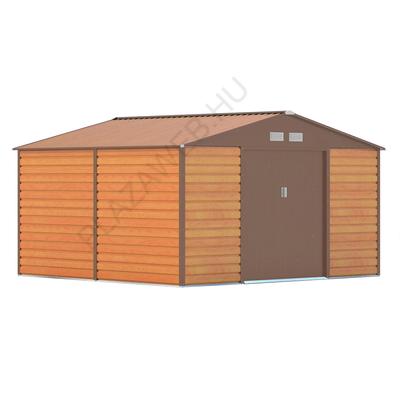 G21 GAH 1085 - 340 x 319 cm kerti tároló, barna - plazaweb.hu