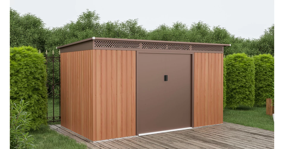 G21 GAH 1300 - 340 x 383 cm kerti ház, szürke - plazaweb.hu