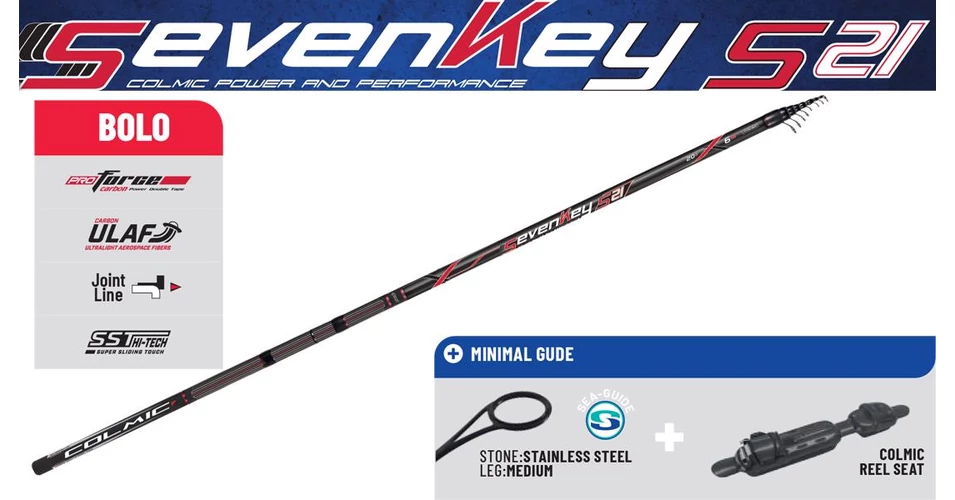 COLMIC SEVEN KEY S-21 BOLO 7M 20GR horgászbot - Bolognai Botok
