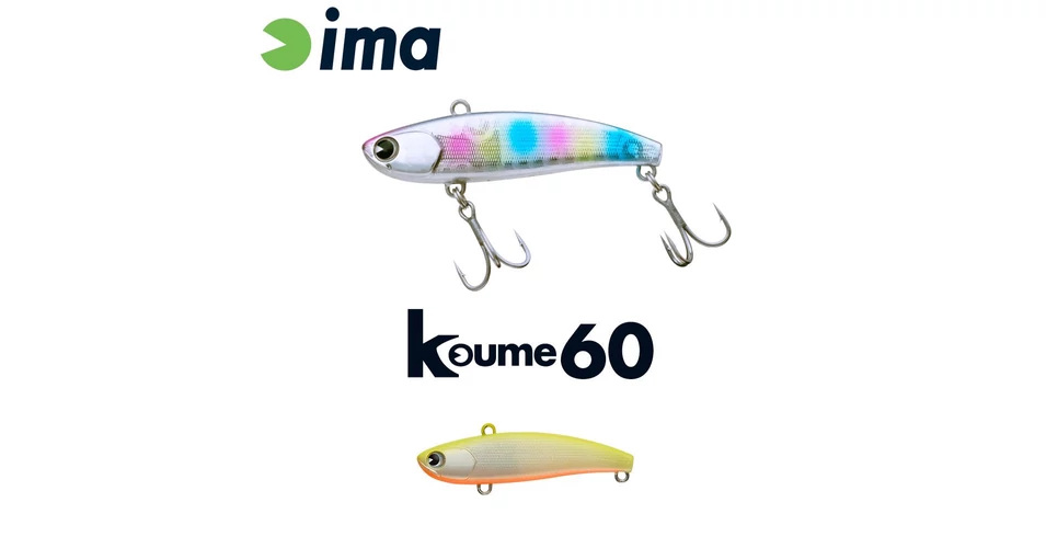 IMA KOUME VIBRATION 60 60mm 11gr 102 Chart Back Pearl - Lipless, Rattlin